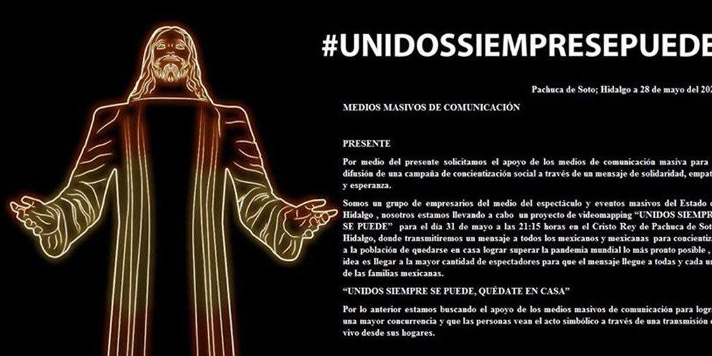 Darán concierto y video mapping desde el Cristo Rey en Pachuca ...