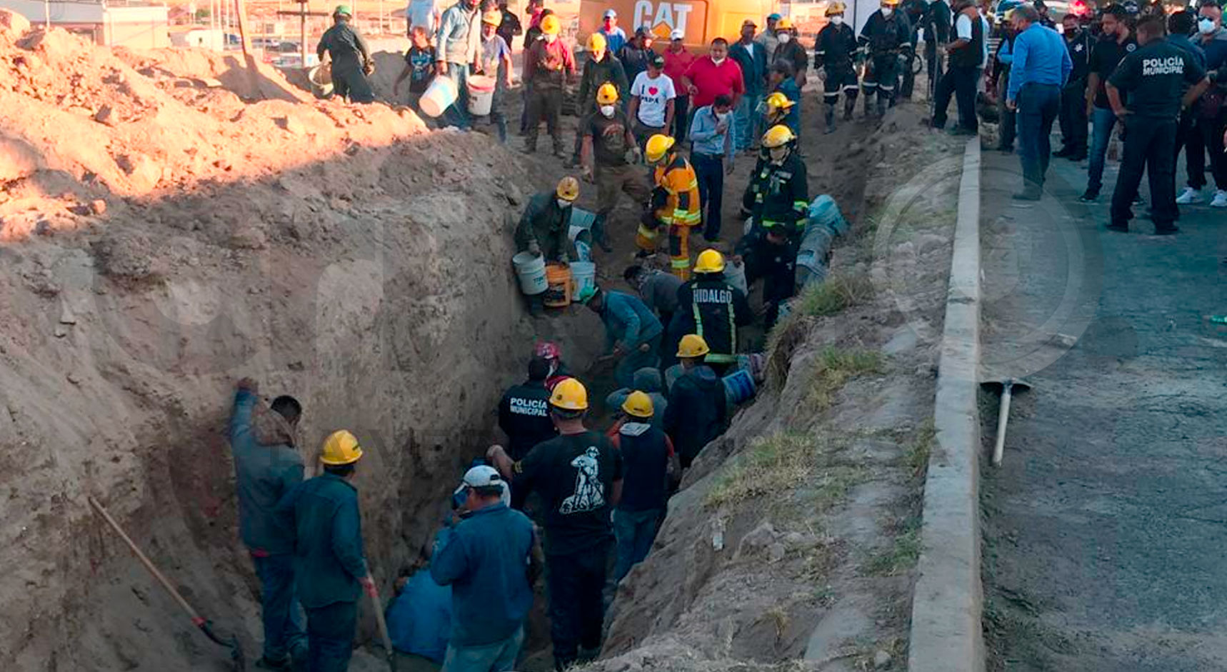 Derrumbe en obra de zanja deja tres muertos y un herido, en Pachuca – Criterio Hidalgo