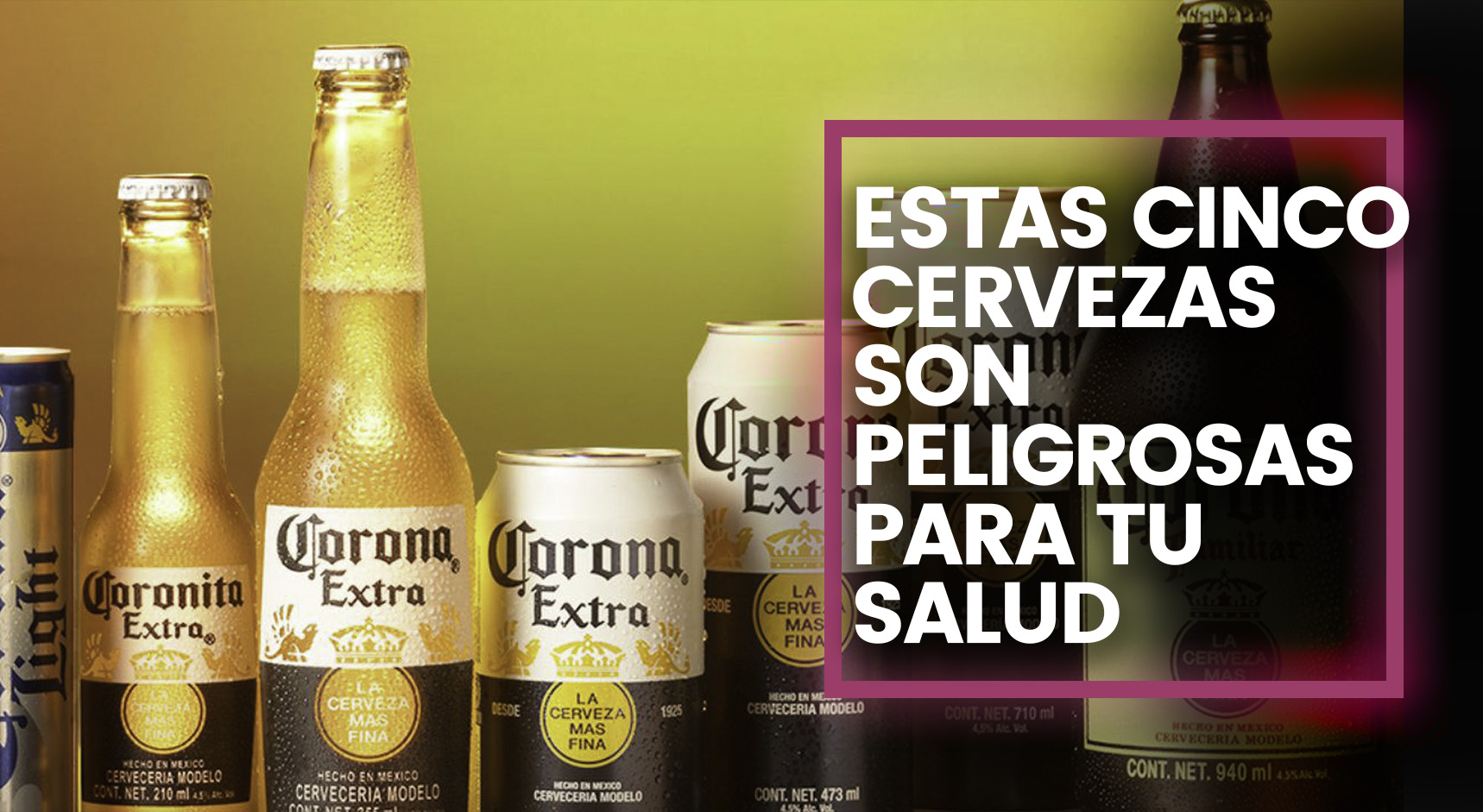Estas cinco cervezas son peligrosas para tu salud – Criterio Hidalgo
