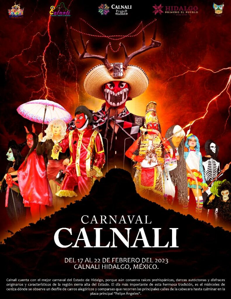 Ya viene el carnaval de Calnali y los cuernudos se alistan