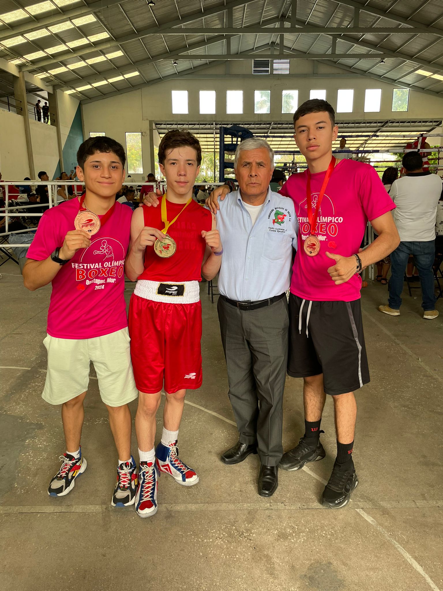 Cerró Hidalgo con un oro y dos bronces en el Festival Olímpico de Boxeo