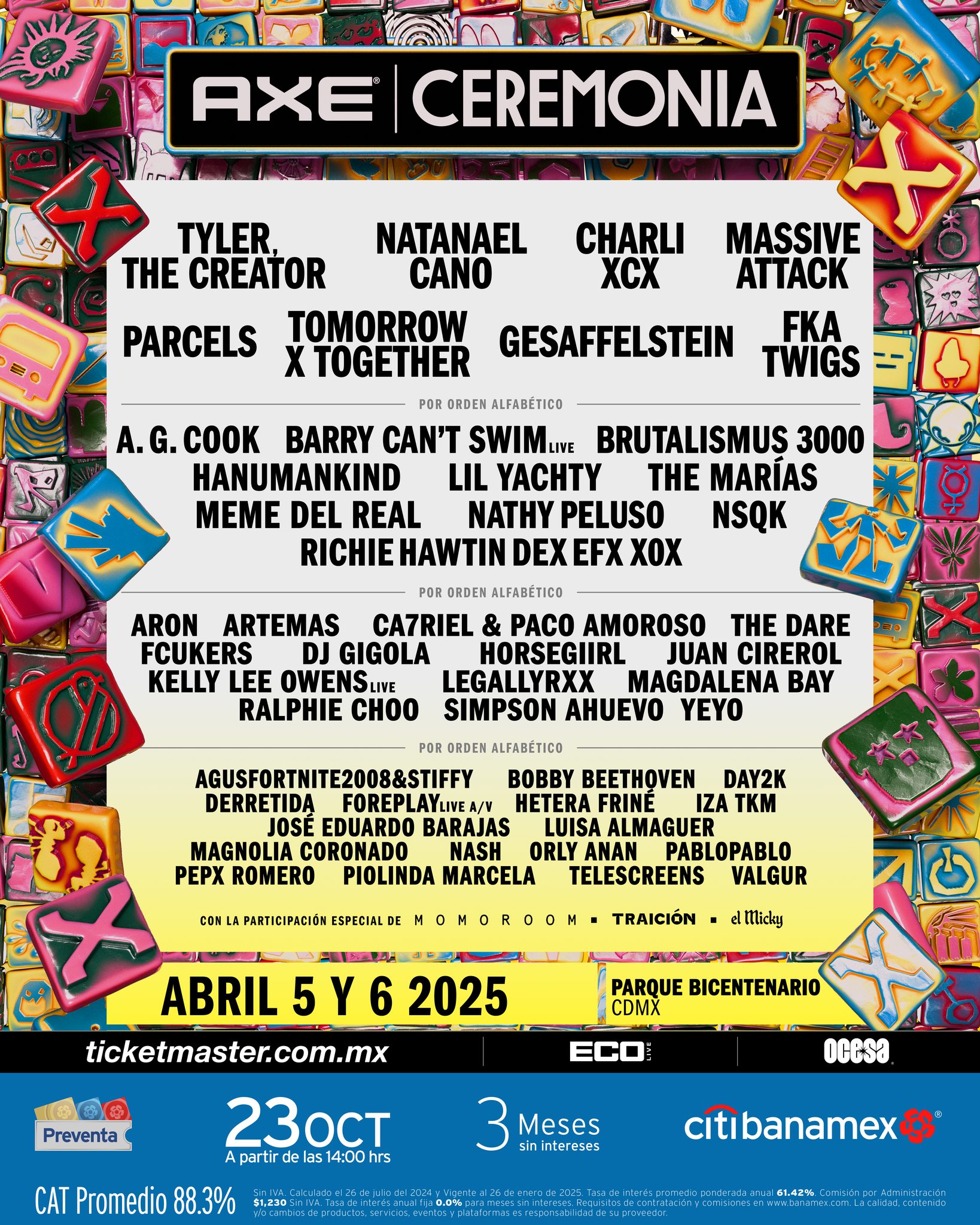 Ya hay cartel completo del Ceremonia 2025, con fechas, preventa de boletos y todo sobre el festival
