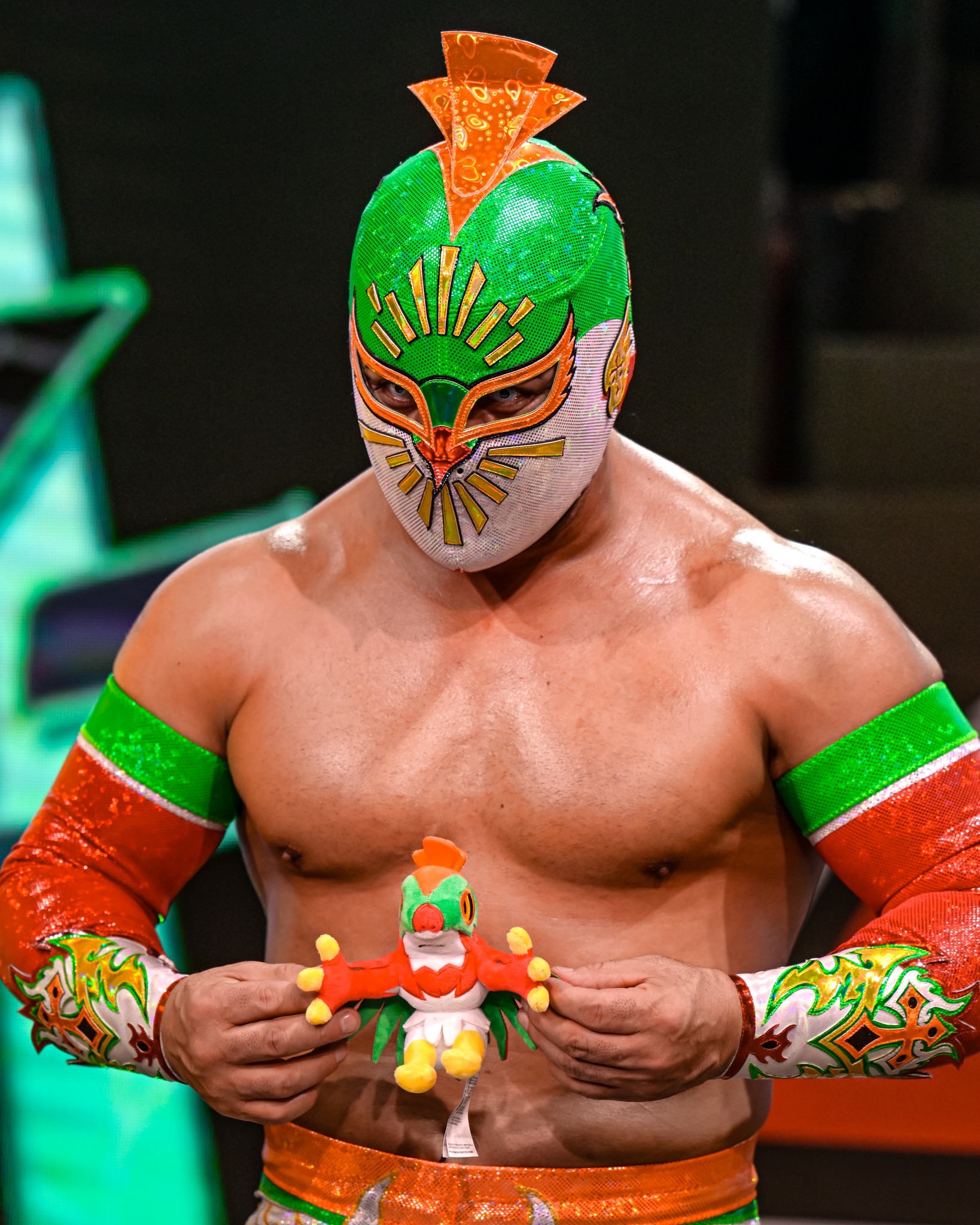 ¿Pokémon en la Arena México? Así se vistió Místico para una lucha legendaria