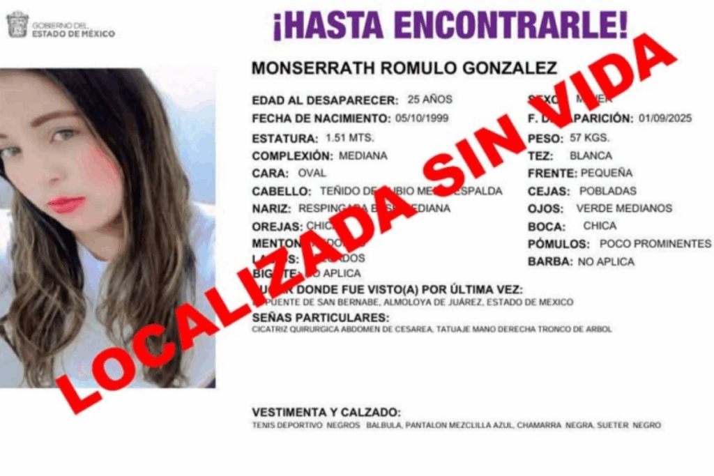 Estado de México: atropellada en Almoloya era Monserrath, reportada como desaparecida